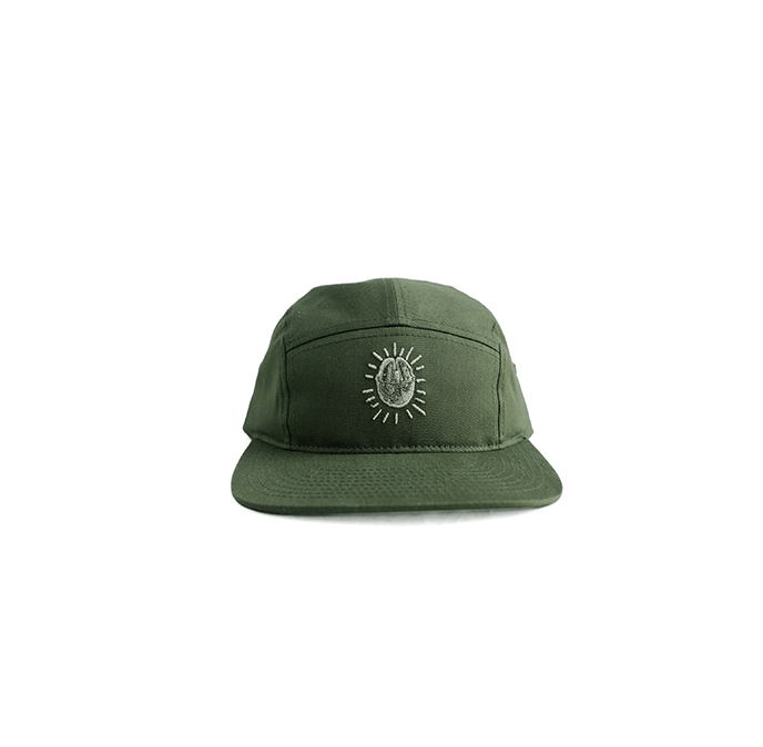BRASH 5 Panel Hat Green | BRASH Coffee Roasters